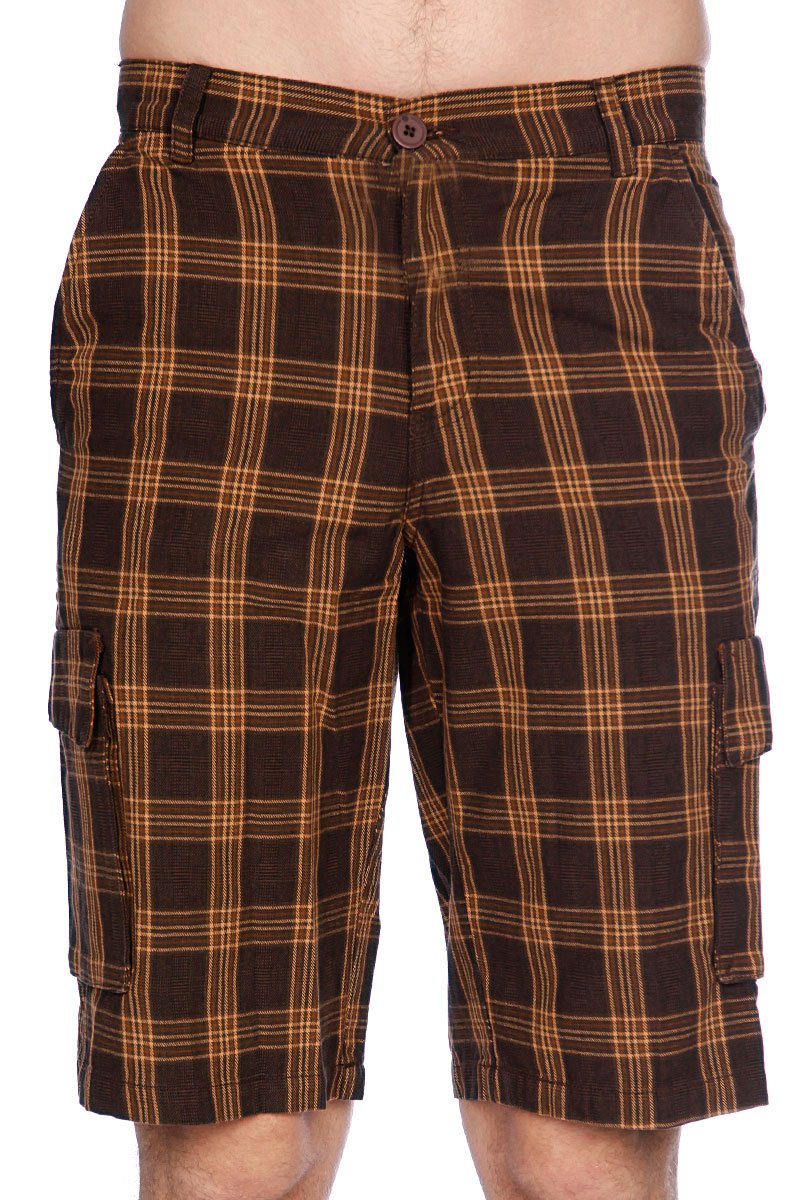 Купить классические мужские шорты Circa Plaid Brown (110211circa09) в ...