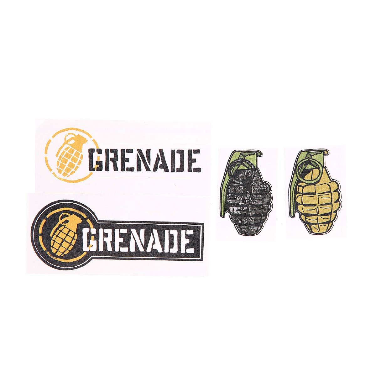Купить наклейки Grenade Official Grenade Sticker Pack Multi Colour в ...