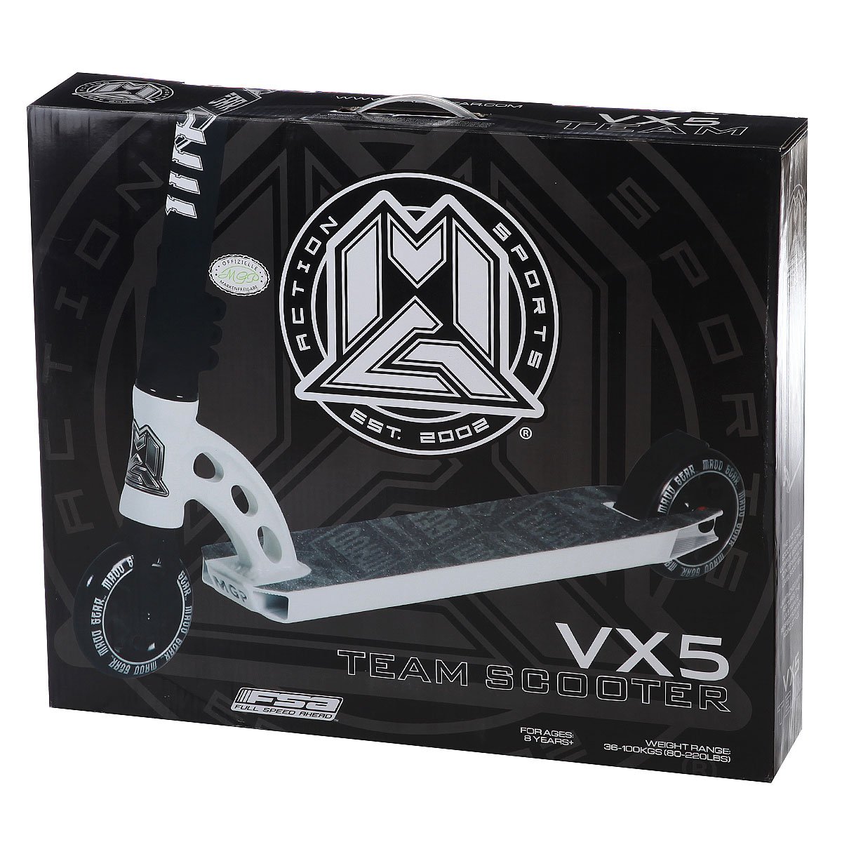 Купить самокат MGP Vx5 Team Edition White в интернет-магазине Proskater.ru