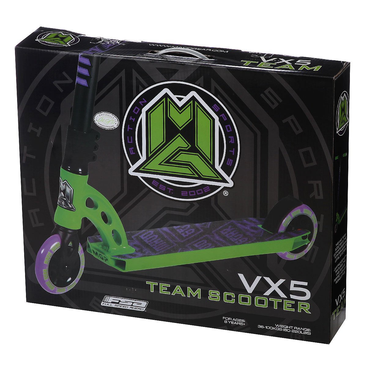 Купить самокат MGP Vx5 Team Edition Fluro Green в интернет-магазине ...