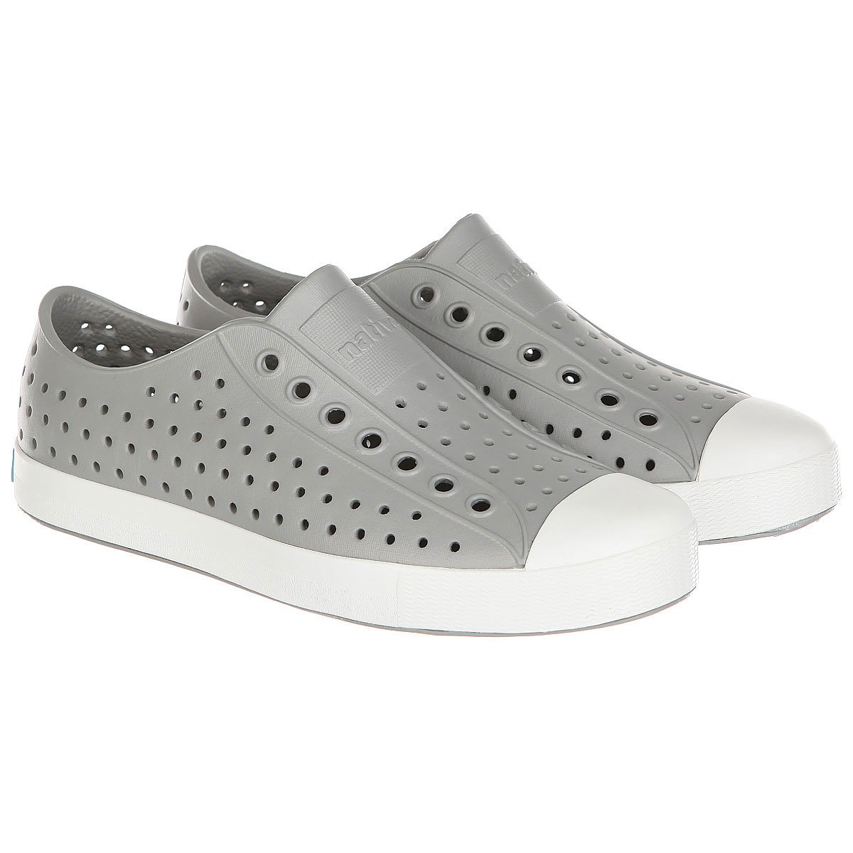 Купить кеды низкие Native Jefferson Pigeon Grey/Shell White в интернет ...