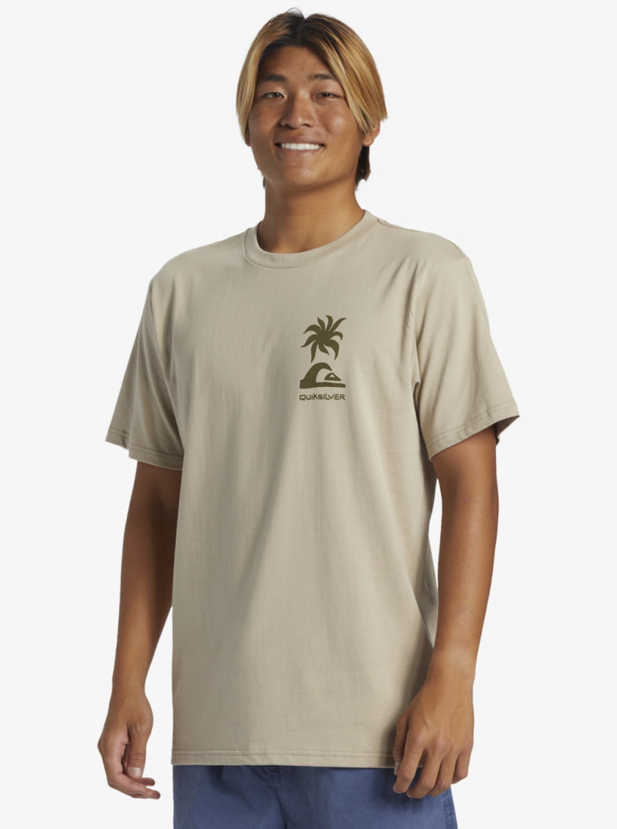 Купить мужскую футболку Tropical Breeze бежевый от QUIKSILVER по ...