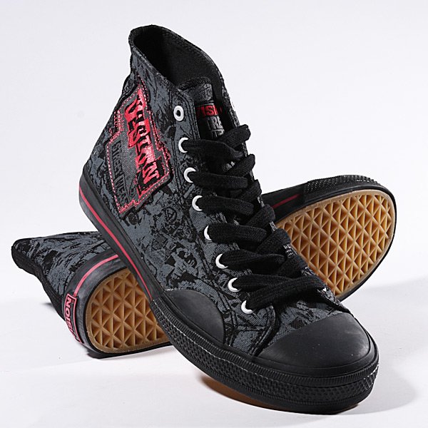 Купить обувь кеды кроссовки Vision Punk Ass Sid Hi Black/Dark Grey ...