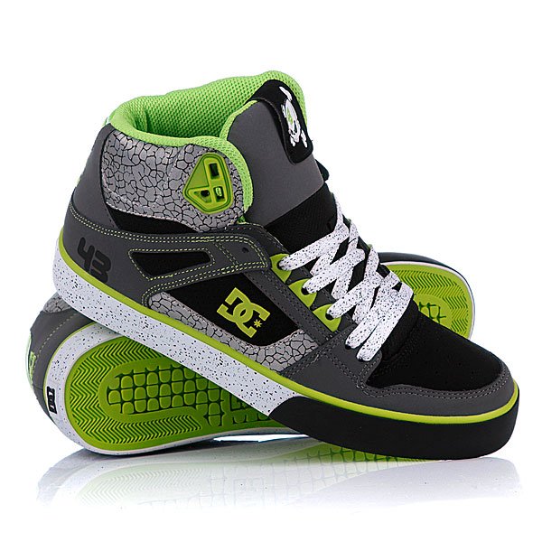 Купить кеды высокие DC Block Spartan Hi Wc Shoe Black/Battleship/Sflim ...
