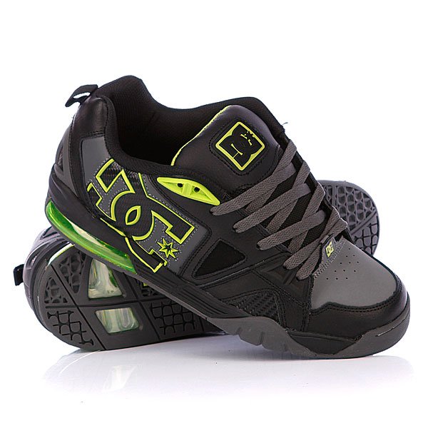 Купить кеды DC Cortex Black/Soft Lime (D0320189-KSLD) в интернет ...