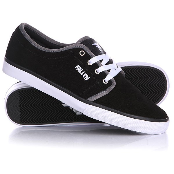 Купить кеды низкие Fallen Forte Ii Black/White/Grey в интернет-магазине ...