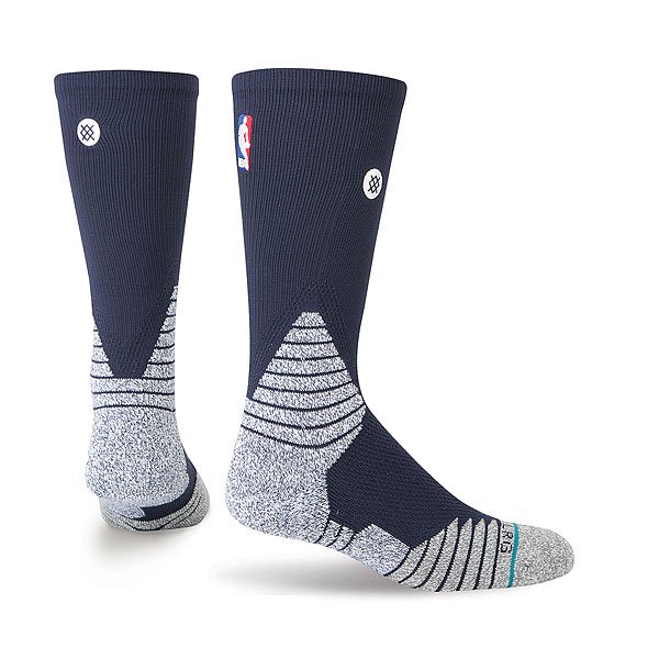 Купить носки средние Stance Nba Oncourt Solid Crew Navy в интернет ...