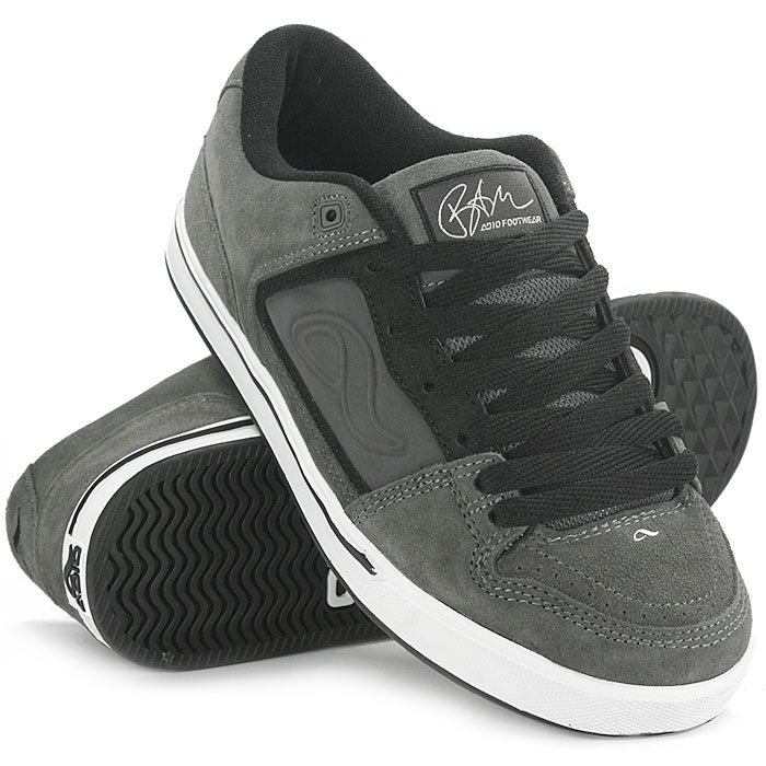Купить обувь кеды кроссовки Adio Bam Darklight Low Charcoal/Black/White ...