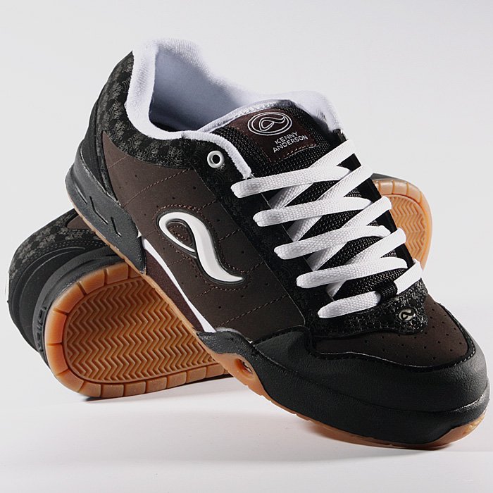 Купить обувь кеды кроссовки Adio Kenny V1 Black/Brown/Gum (adio525-12 ...