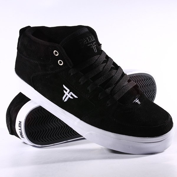 Купить кеды высокие Fallen Chief Mid Black (101110globe26) в интернет ...